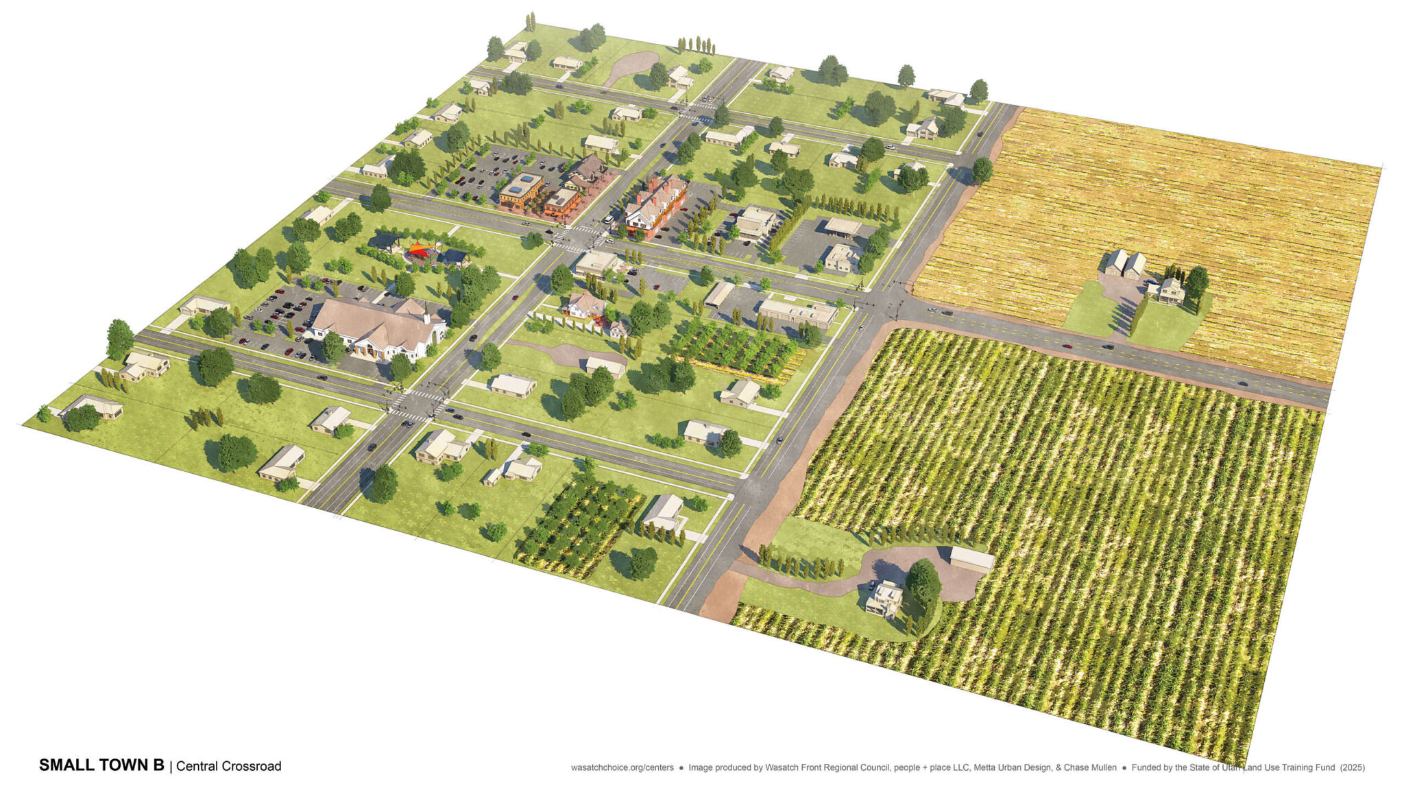Small Town Center - Wasatch Choice